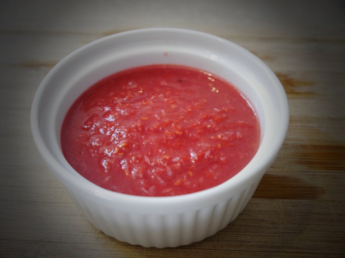 Bacon-Wrapped Grouper with Spicy Coconut Raspberry Sauce | Capers in ...