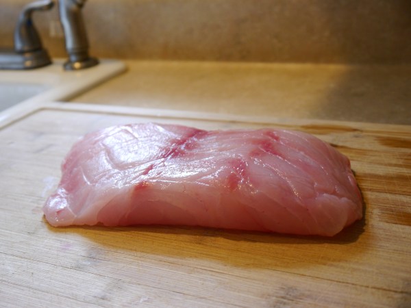 Bacon-Wrapped Grouper with Spicy Coconut Raspberry Sauce | Capers in ...